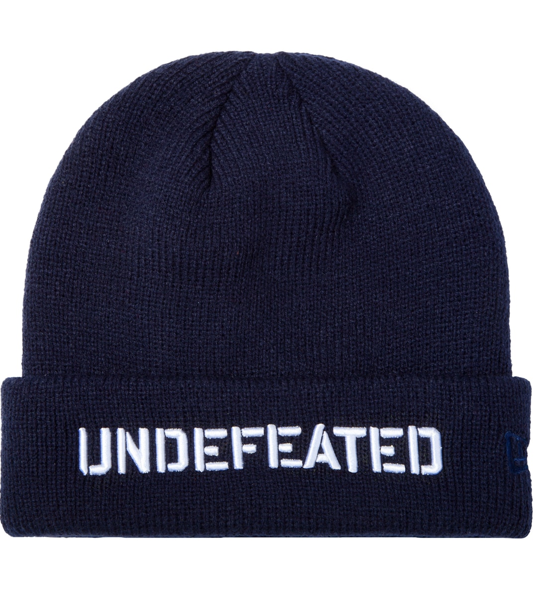 Undefeated - Navy New Era Beanie | HBX - Globally Curated Fashion and ...