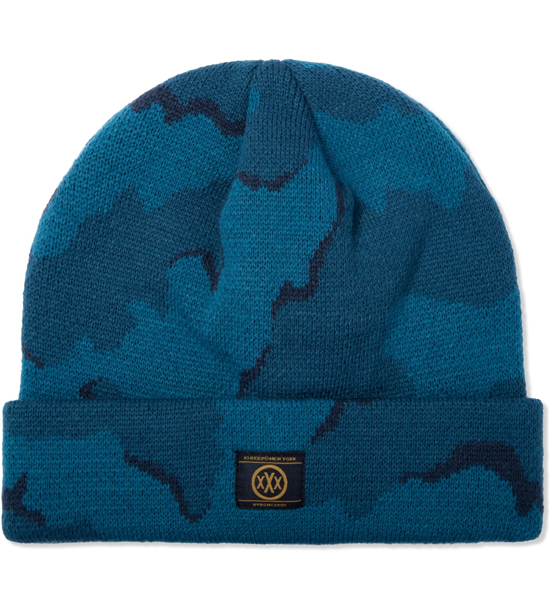 10.Deep - Navy Chipless DPM Knit Beanie | HBX - Globally Curated Fashion and Lifestyle by Hypebeast