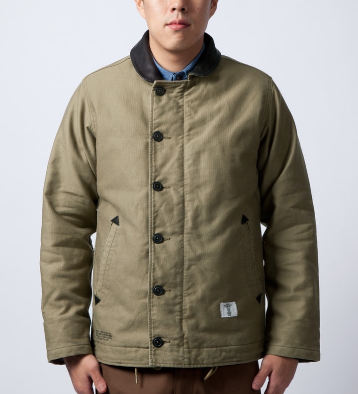 Bedwin & The Heartbreakers - Olive "Asylum" N-1 Deck Jacket | HBX - Globally Curated Fashion and ...