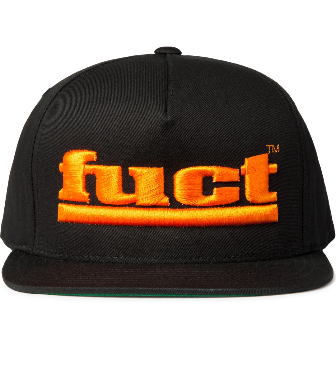 FUCT - Black/Orange OG Logo Snapback Cap | HBX - Globally Curated ...