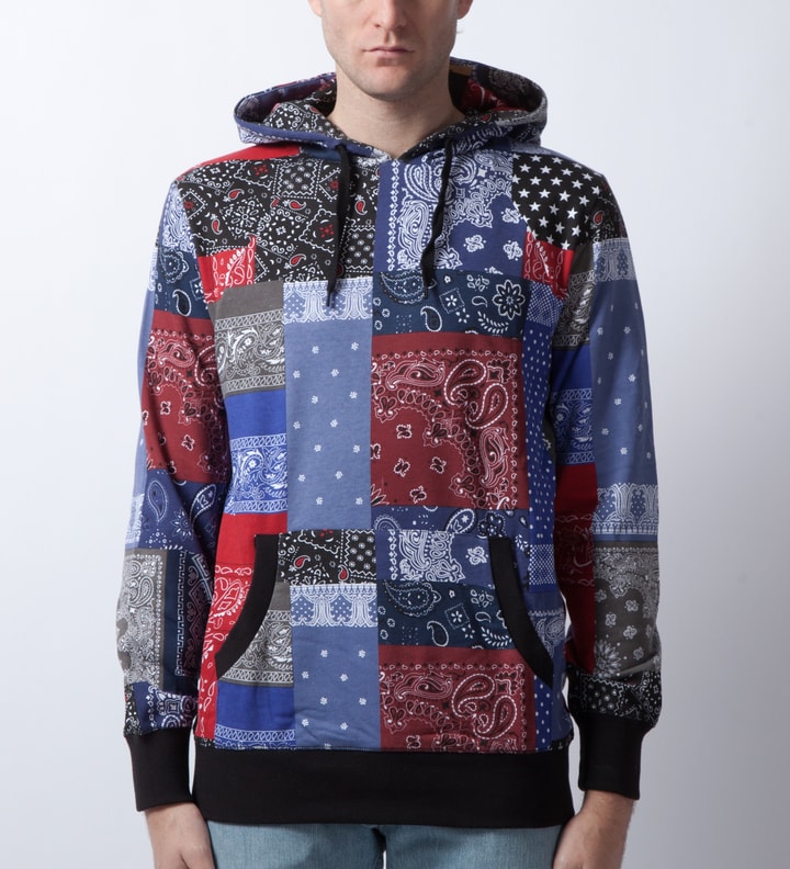 GPPR - Bandana Print Bandit Pullover Hoodie | HBX - Globally Curated ...