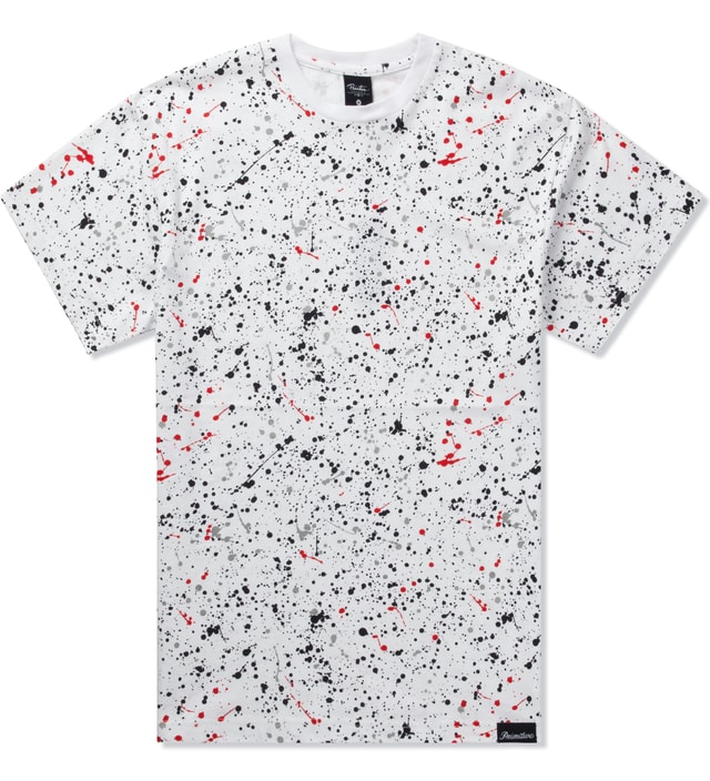 Primitive - White Paint Splatter T-Shirt | HBX