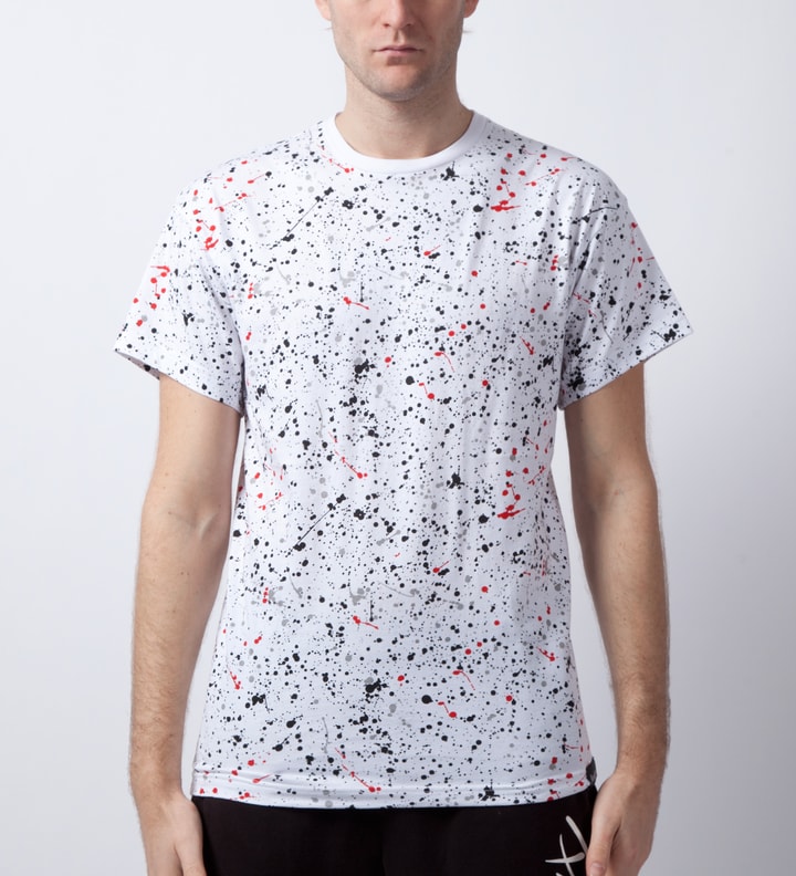 Primitive - White Paint Splatter T-Shirt | HBX