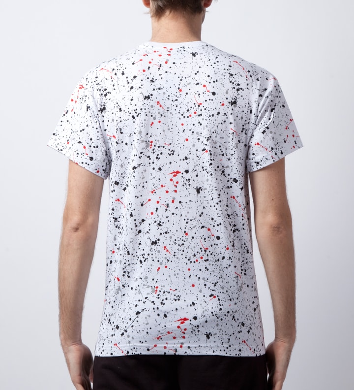 Primitive - White Paint Splatter T-Shirt | HBX