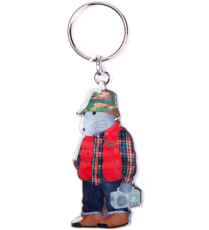 Stüssy - Silver Rat Keychain | HBX - Globally Curated Fashion and ...