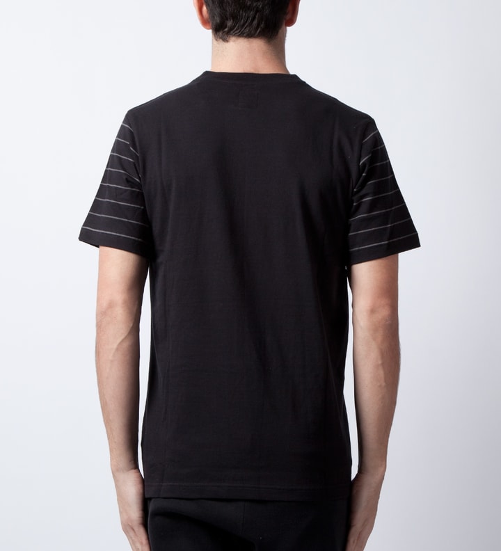 Stüssy - Black Link Crew T-Shirt | HBX - Globally Curated Fashion and ...