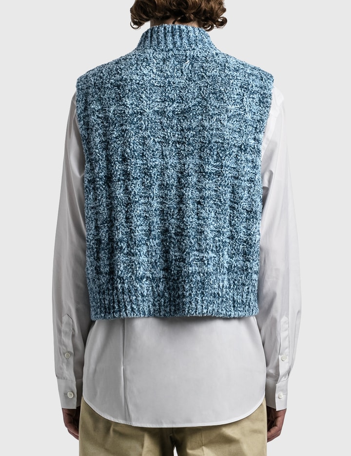 Maison Margiela - BOUCLÉ KNIT VEST | HBX - Globally Curated Fashion and ...
