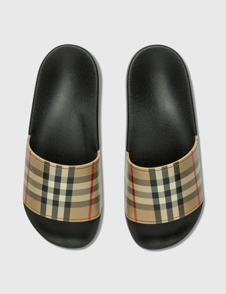 Burberry - Vintage Check Slides | HBX - Globally Curated Fashion and ...