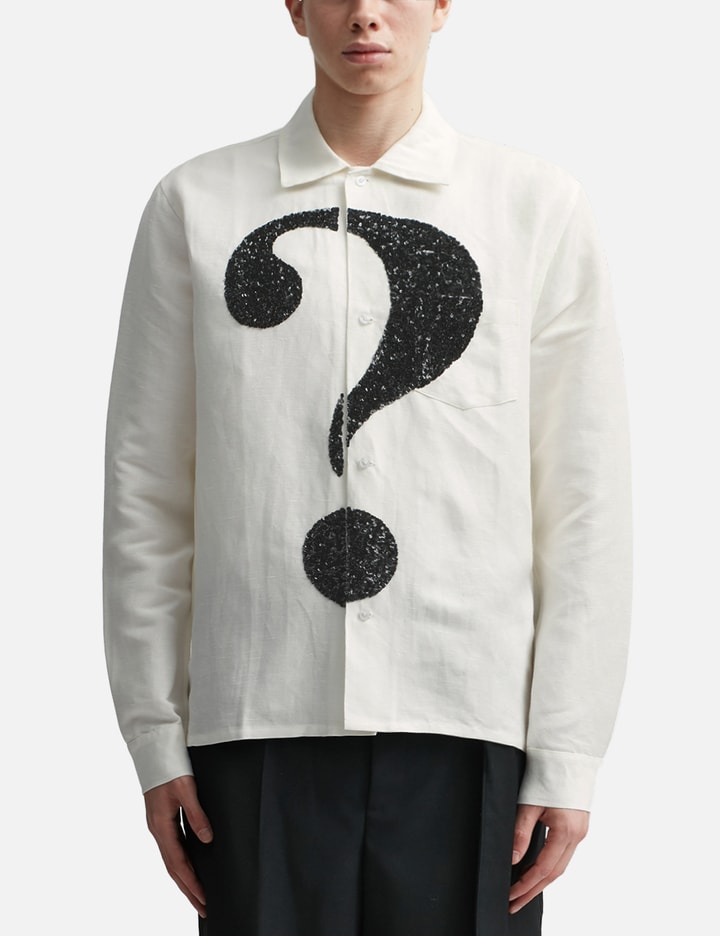 Sky High Farm Workwear - Question Mark Embroidered Shirt | HBX ...