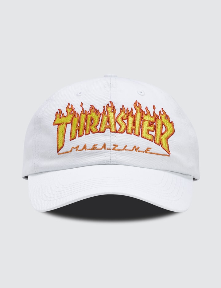 Thrasher - Flame Old Timer Hat | HBX - Globally Curated Fashion and ...