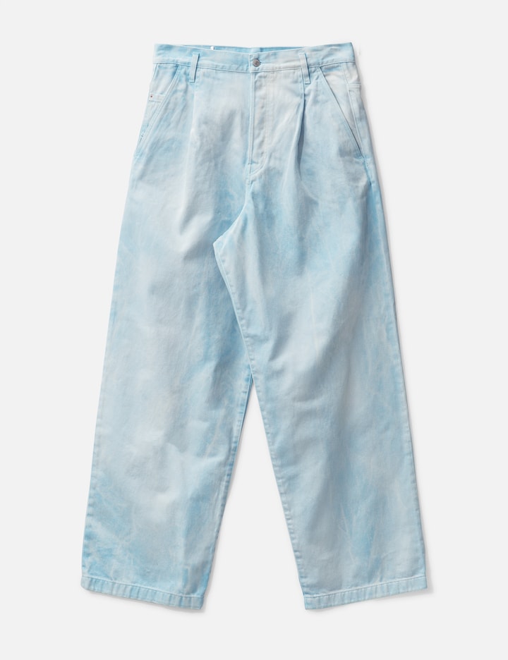 Dries Van Noten - Denim Pants With Deep Pleat | HBX - Globally Curated ...