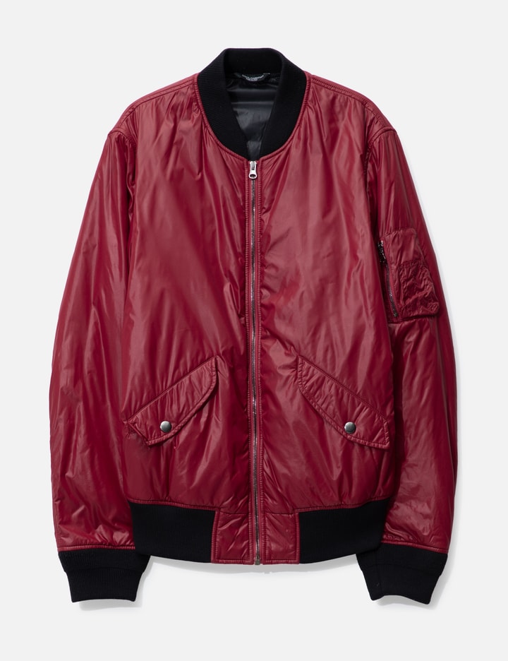 Dolce & Gabbana MA-1 Bomber Jacket - Vintage red bomber with signs of ...