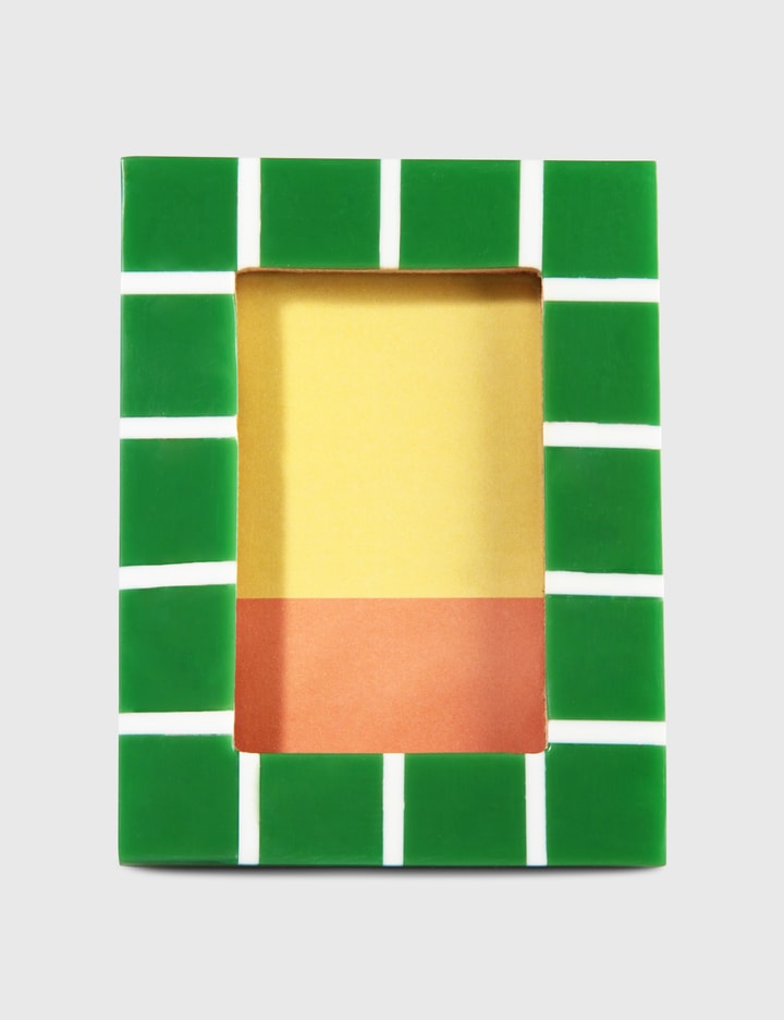 &klevering - Green Check Rectangular Frame | HBX - Globally Curated ...