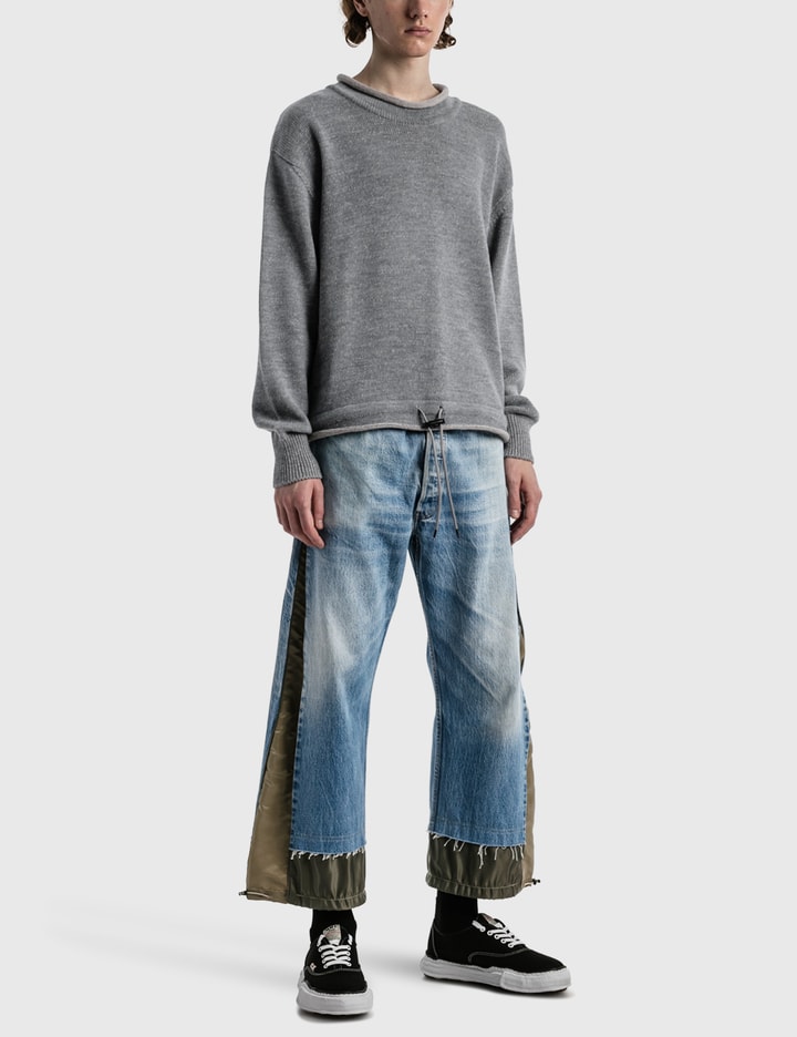POLIQUANT - THE DOUBLE-FACE KNIT PULLOVER | HBX