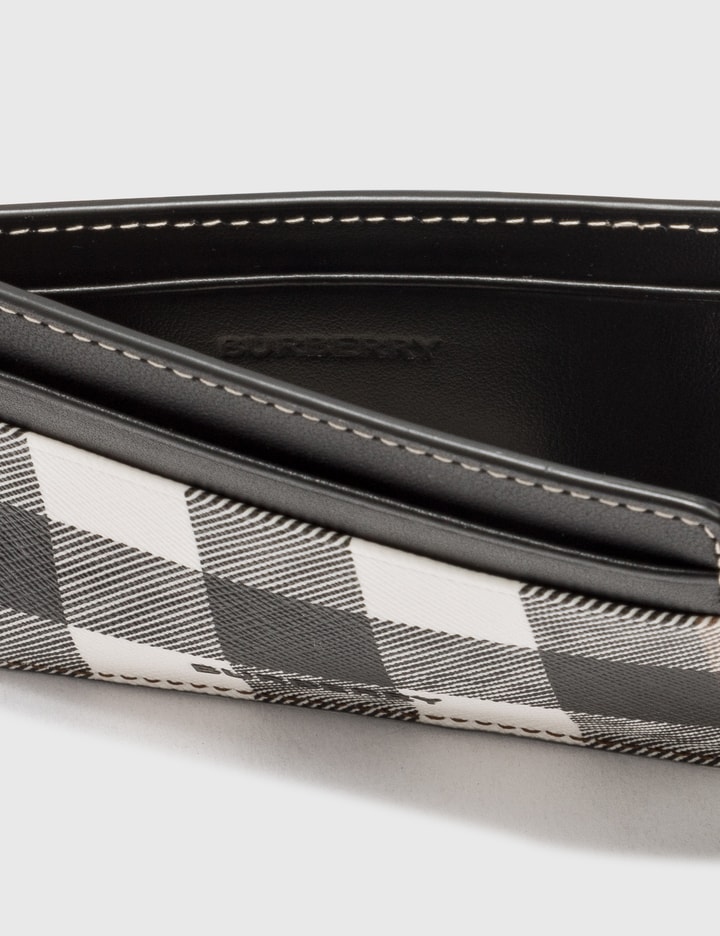 Burberry - Check Print And Leather Card Case | HBX