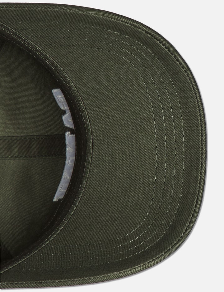 Ganni - Green Embroidered Logo Cap | HBX