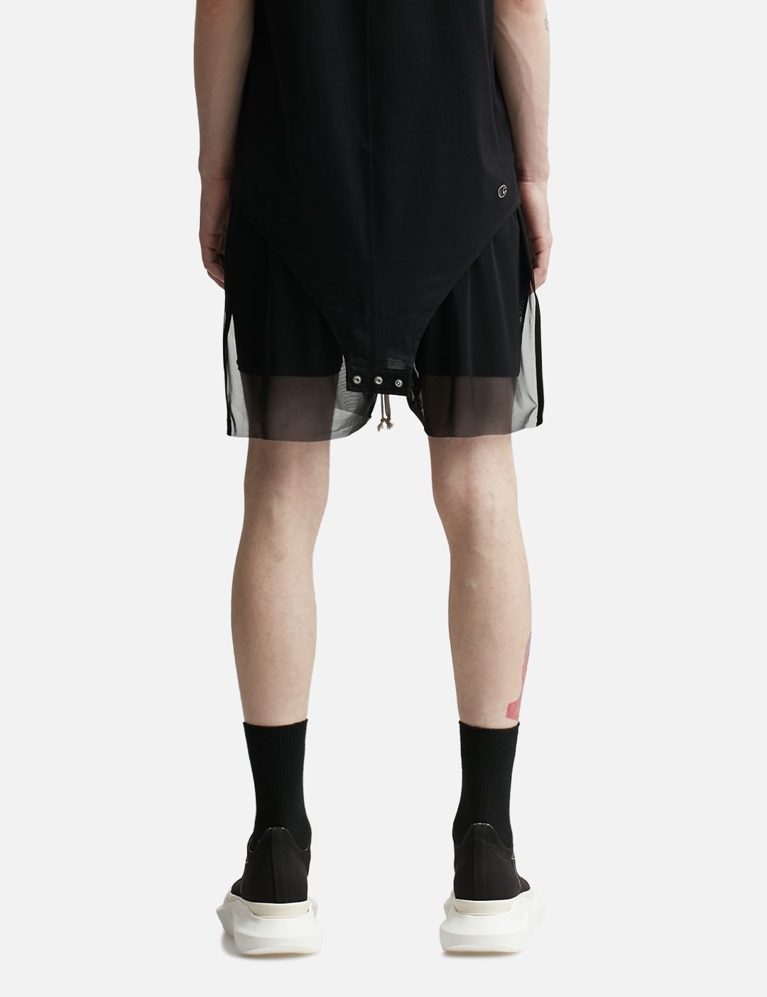 Rick Owens - Rick Owens X Champion Mesh Dolphin Boxers | HBX - Globally ...