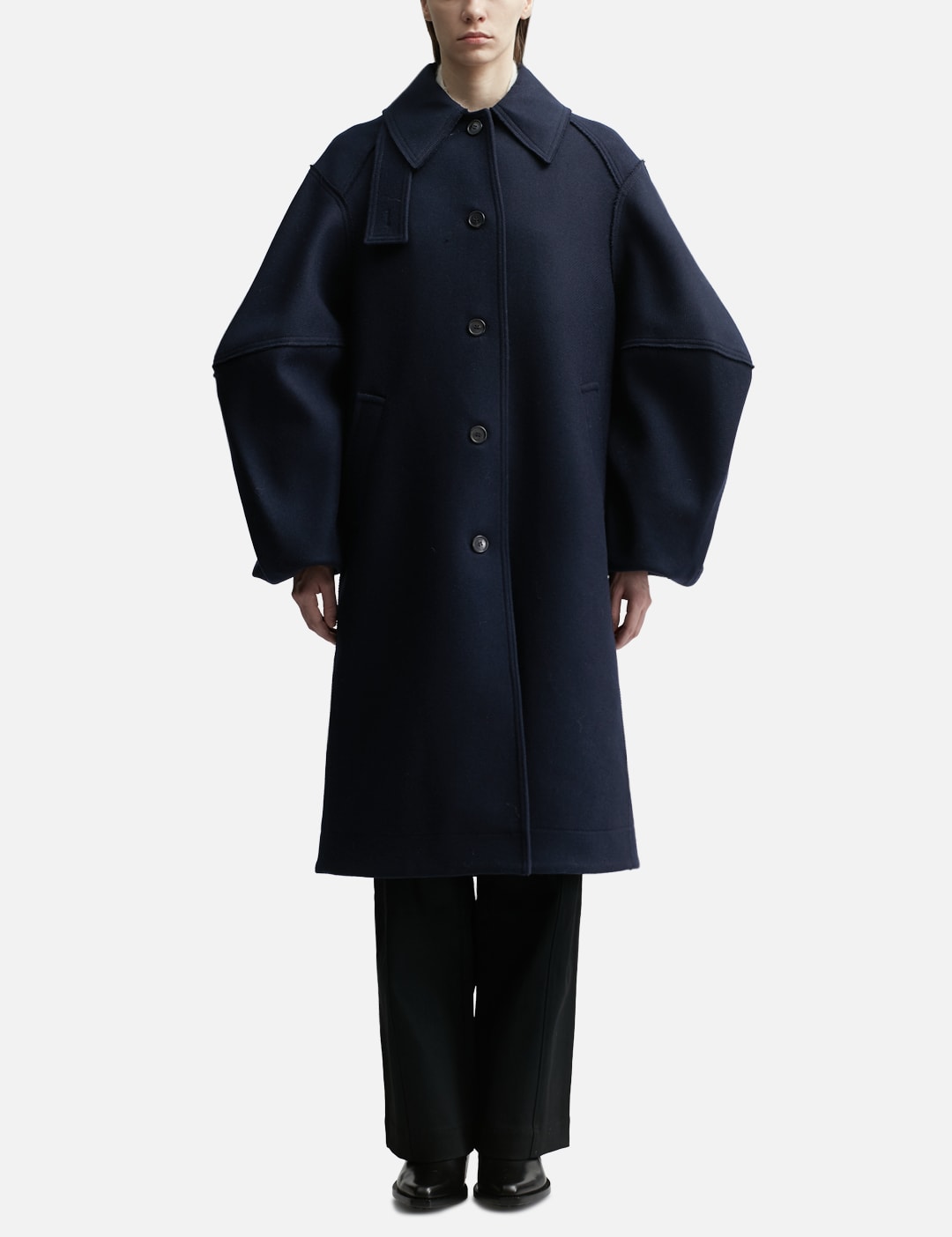 JW Anderson - BALLOON SLEEVE COAT | HBX - Globally Curated Fashion and ...