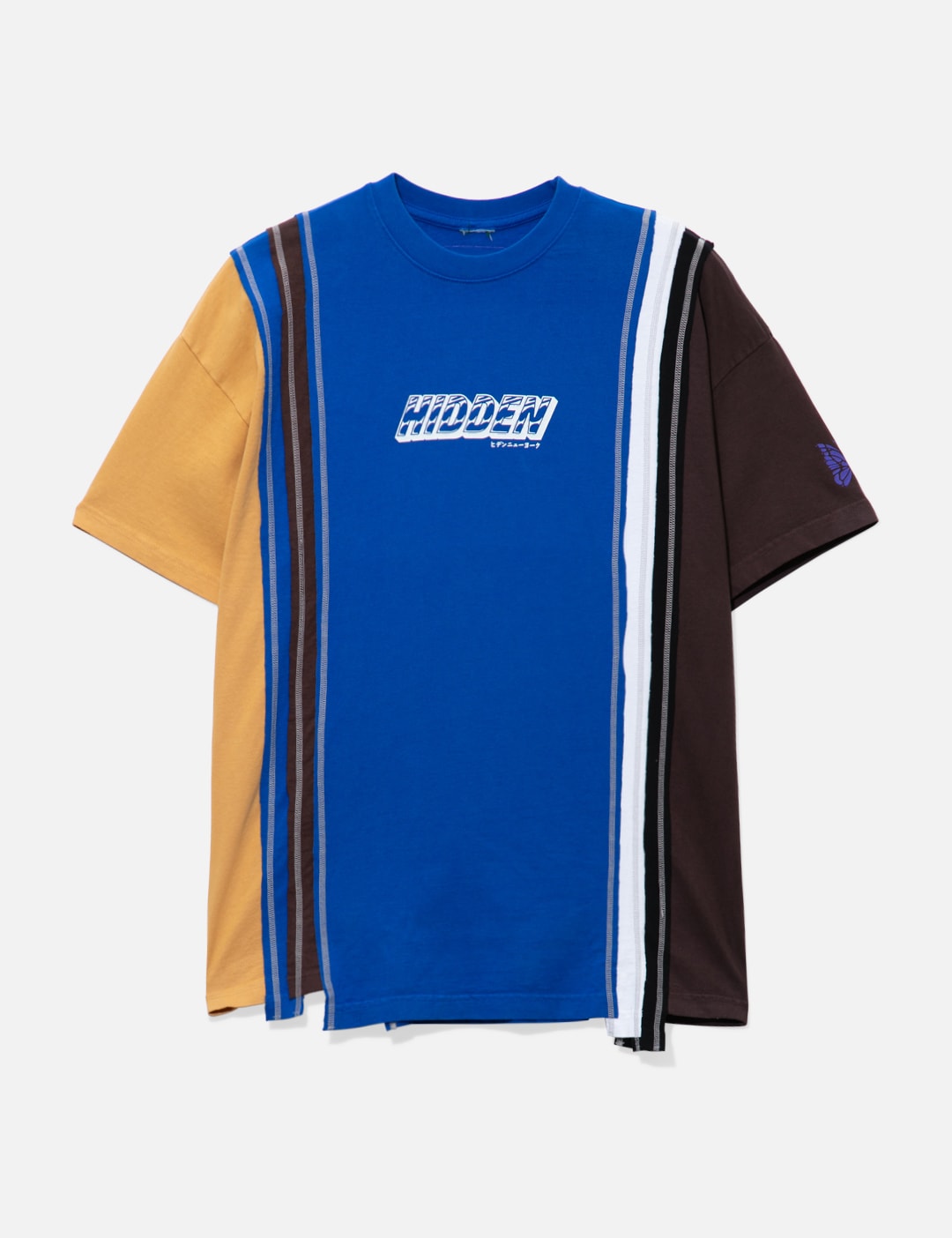 Needles - NEEDLES X HIDDEN NY PATCHWORK WIDE TEE | HBX - HYPEBEAST 為您搜羅 ...