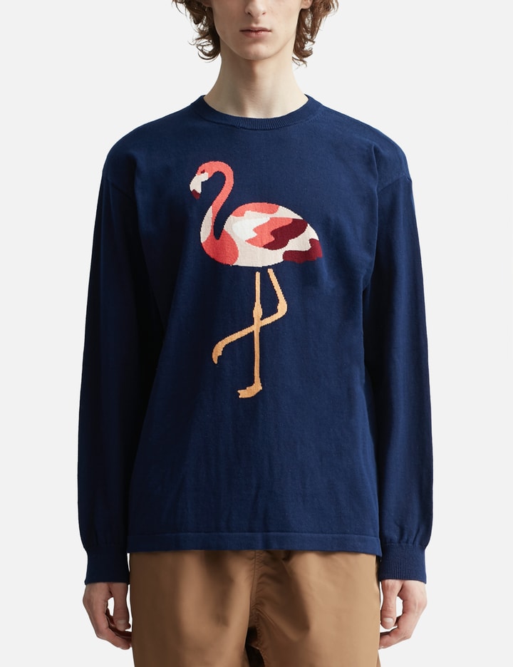 Human Made - FLAMINGO KNIT SWEATER | HBX - Globally Curated Fashion and ...