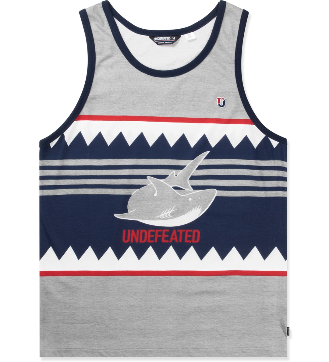 Undefeated - Grey Jaw Tank Top | HBX - Globally Curated Fashion and ...