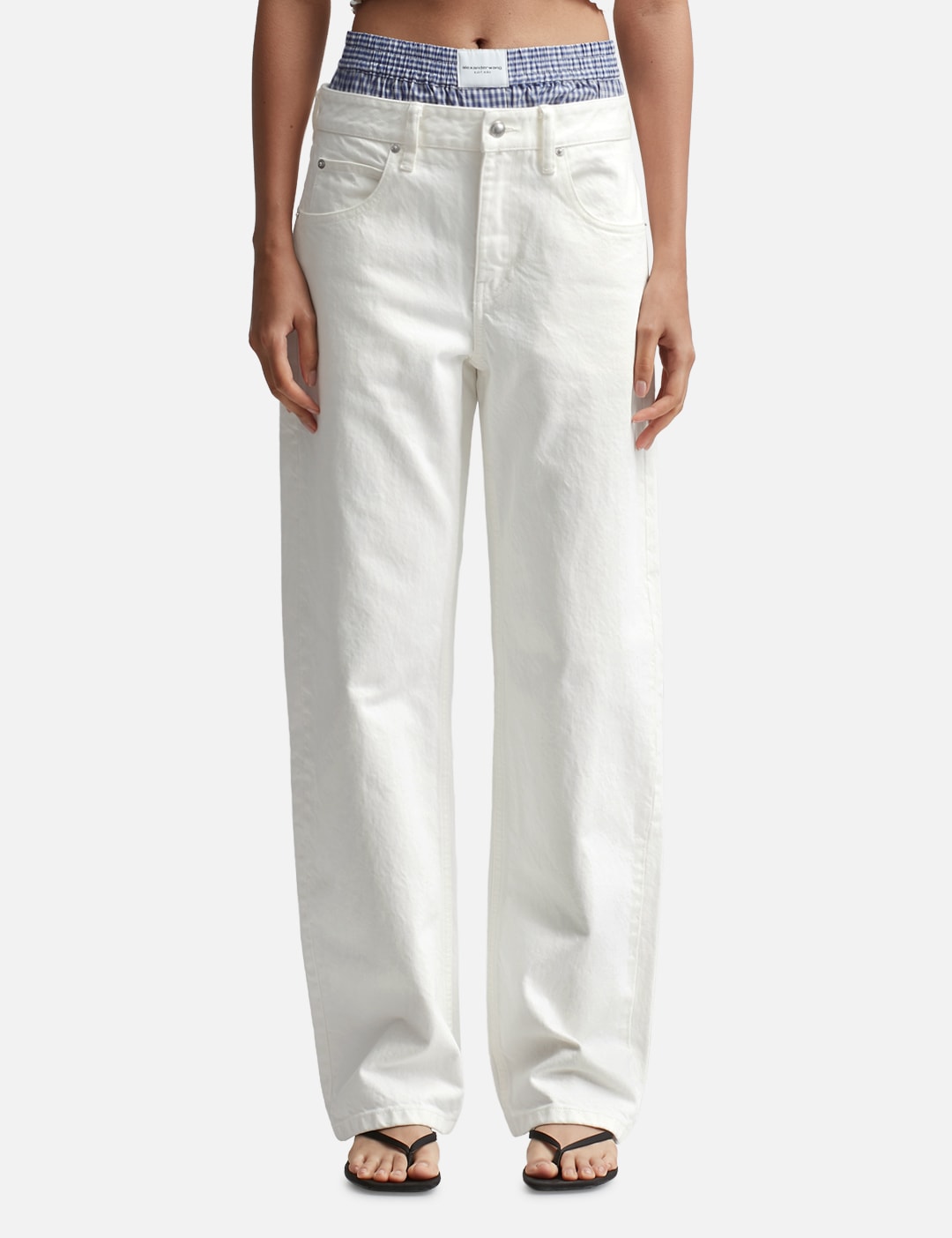 T By Alexander Wang - Layered Boxer Skater Jean In Denim | HBX ...