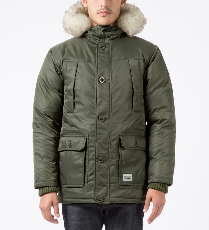 BROWNBREATH - Khaki Penta Duckdown Jacket | HBX - Globally Curated ...