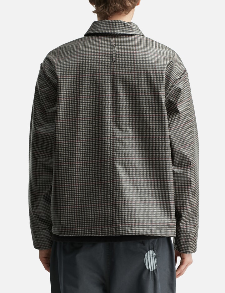 NEITHERS Reimagined Coated Houndstooth Check Jacket - Fleece-lined, two ...