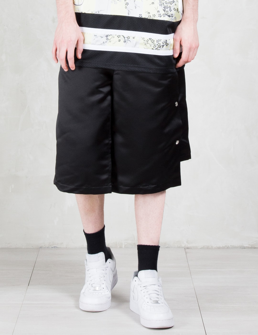 ASTRID ANDERSEN - Layered Side Button Shorts | HBX - Globally Curated ...