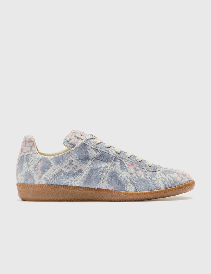 Maison Margiela - Python Print Sneakers | HBX - HYPEBEAST 為您搜羅全球潮流時尚品牌