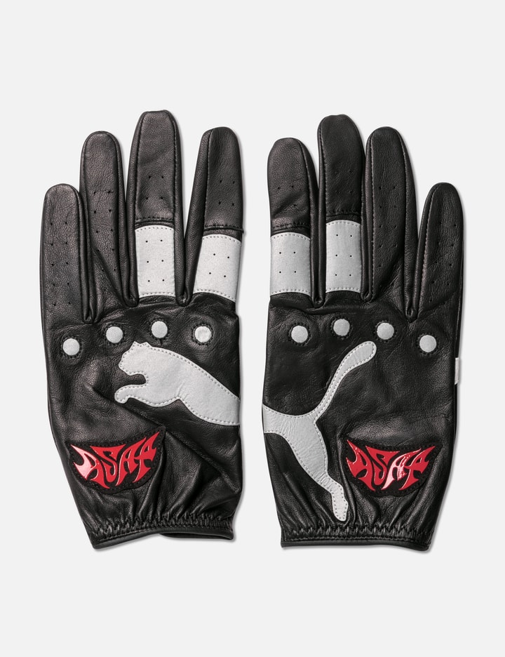 Puma PUMA x A$AP ROCKY Gloves - Leather gloves with reflective details ...