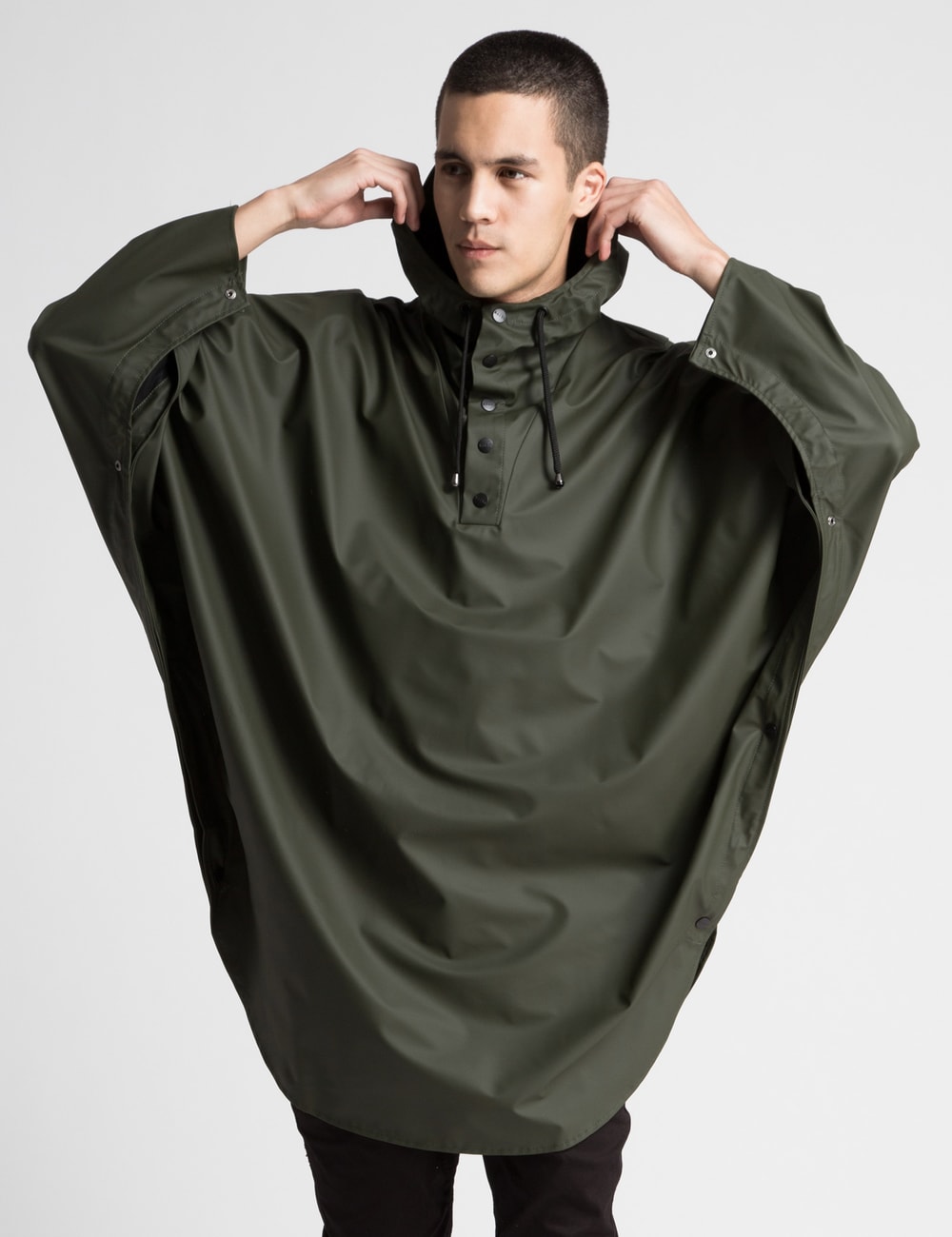 Rains - Green Poncho | HBX