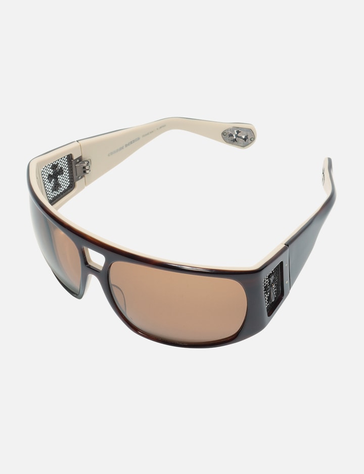 Chrome Hearts Post-OP Sunglasses - Brown, oxidized metal temples ...