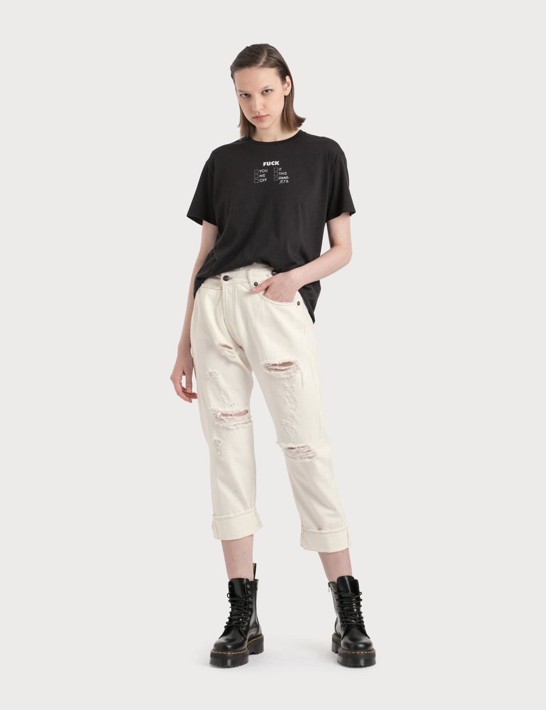 R13 - Cross Over Jeans | HBX - Globally Curated Fashion and Lifestyle ...