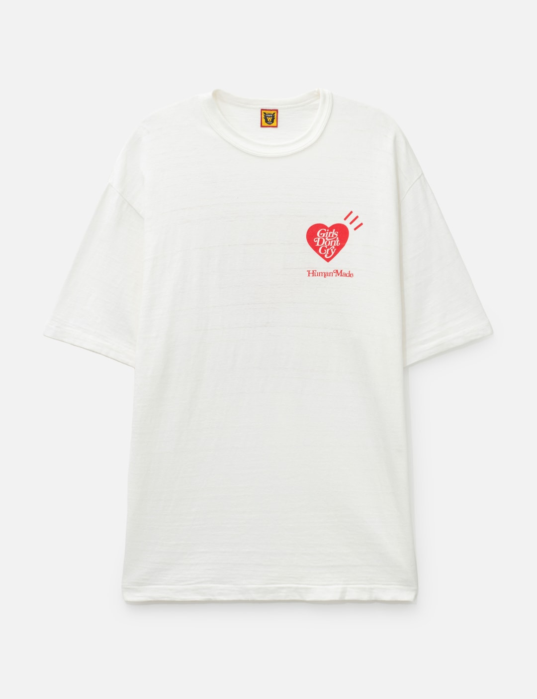 Human Made Girls Don't Cry T-Shirt - 全新白色 100% 純棉短袖，標誌性街頭風，舒適耐穿 | HBX