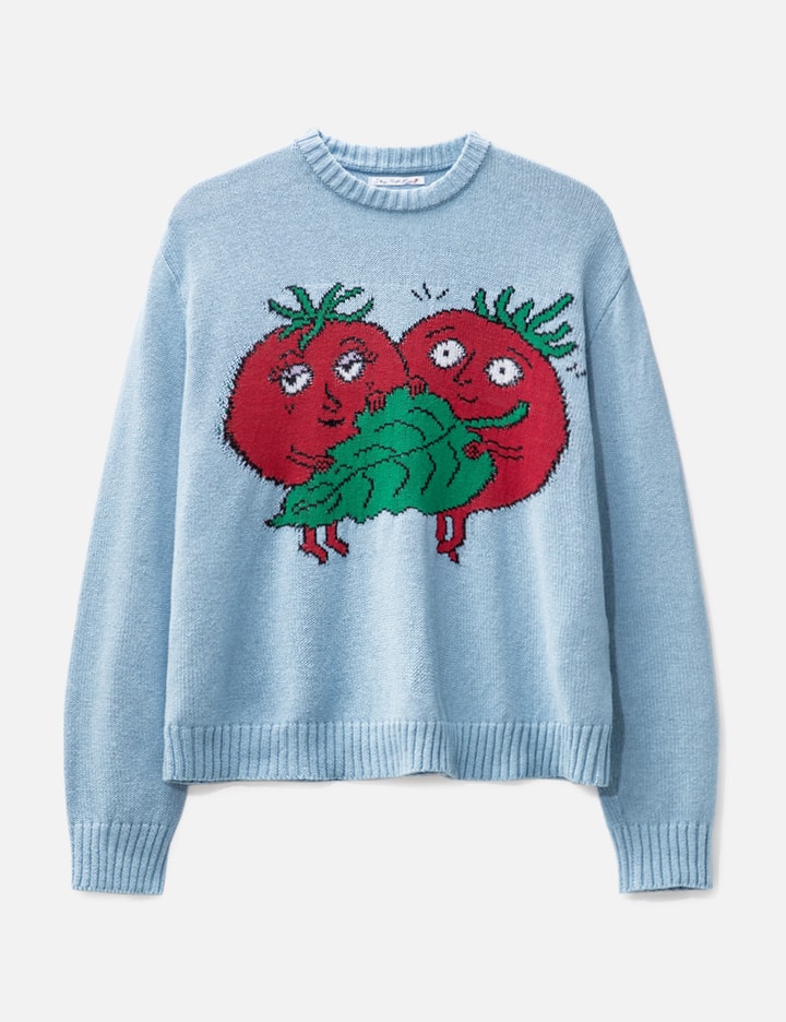 Sky High Farm Workwear - Happy Tomatoes Intarsia Knit Sweater | HBX - Globally Curated Fashion ...