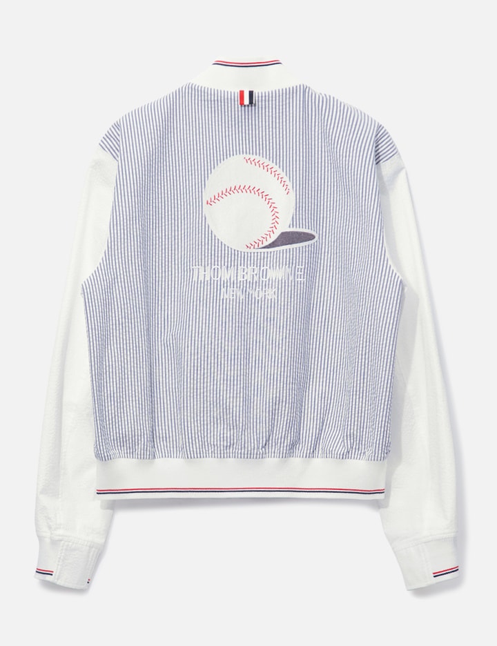 Thom Browne - Thom Browne Striped Zip-up Jacket | HBX - Globally ...