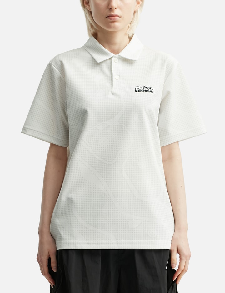NEIGHBORHOOD - NH x Malbon Golf . Course Camo Pattern Polo Short Sleeve ...