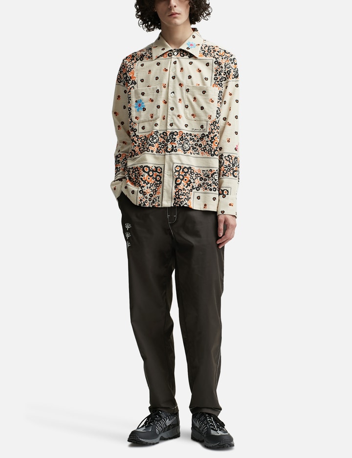 ADISH - Adish x Noma T.D Embroidered Flannel Button Up Shirt | HBX ...
