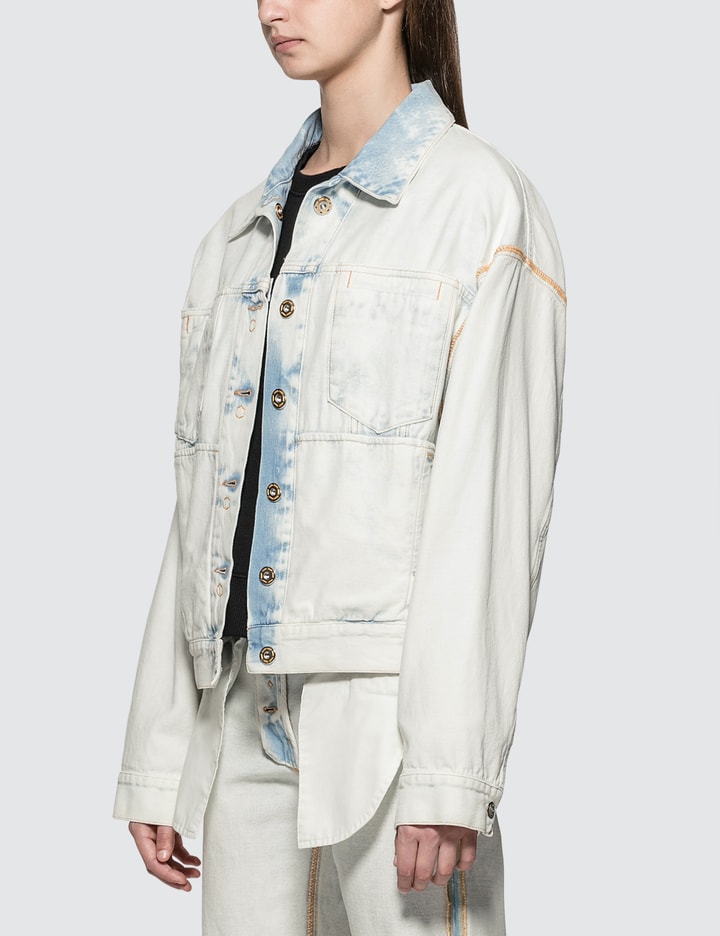 MM6 Maison Margiela - Inside Out Denim Jacket | HBX - Globally Curated ...
