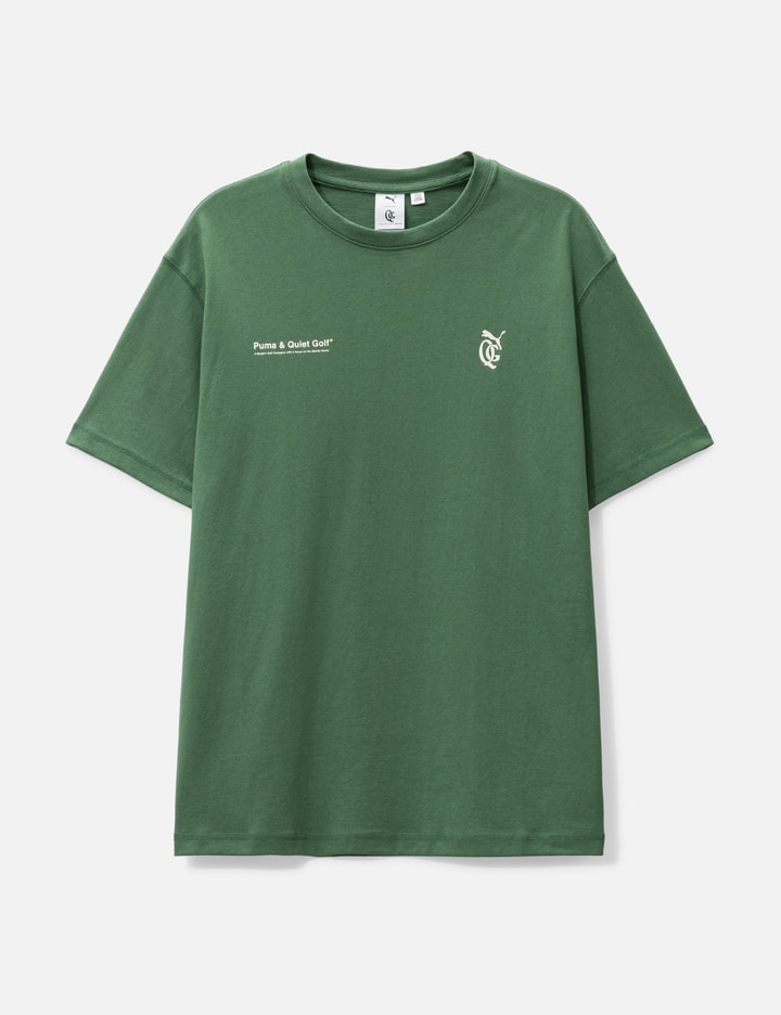 Quiet Golf - PUMA X QGC MODERN GRAPHIC T-SHIRT DEEP FOREST | HBX - HYPEBEAST 為您搜羅全球潮流時尚品牌