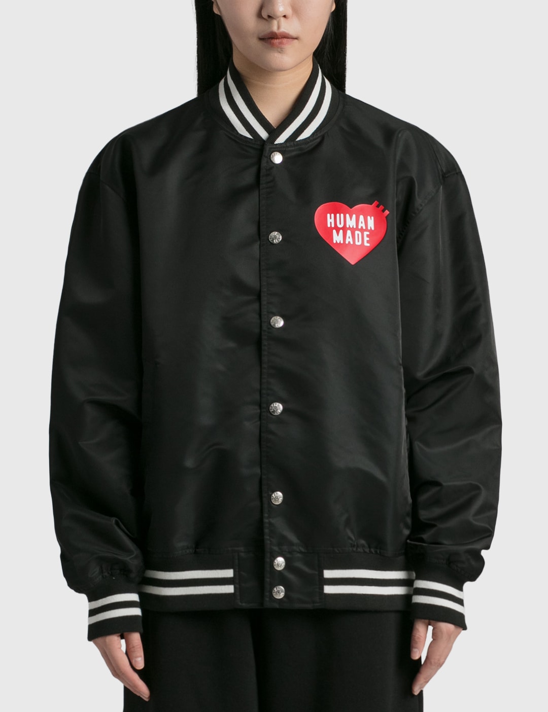 Human Made - Nylon Stadium Jacket | HBX - Globally Curated Fashion and ...