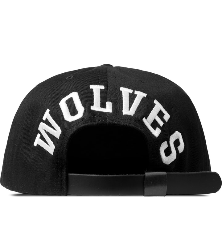 Raised By Wolves - Black Hockey Arch Strapback Cap | HBX - Globally ...