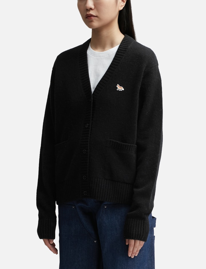 Maison Kitsuné - Baby Fox Patch Boxy Cardigan | HBX - Globally Curated ...