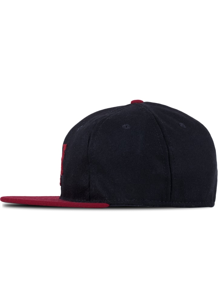 Ebbets Field Flannels - Black/Red New York Cubans 1947 Fitted Baseball ...