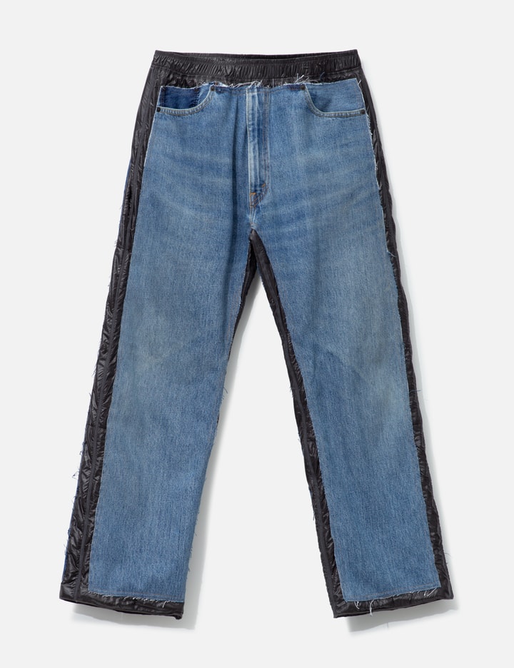 Needles - JEAN PANT COVERED PANT | HBX - Globally Curated Fashion and ...