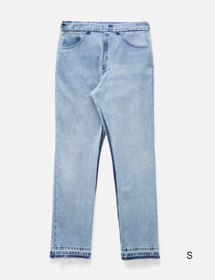 Seven by seven - REWORK DENIM TROUSERS | HBX - Globally Curated Fashion ...