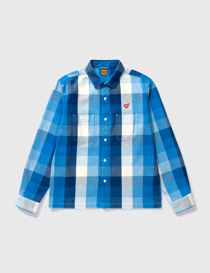 Human Made - HMMD Check Long Sleeve Shirt | HBX - Globally Curated ...