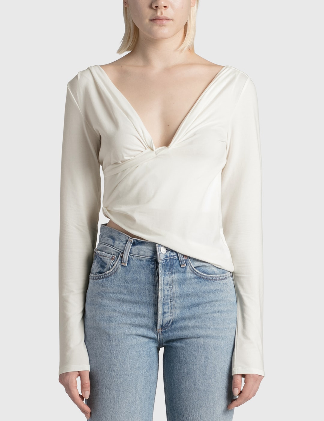The Line By K - Umi Long Sleeve Top | HBX - Globally Curated Fashion ...