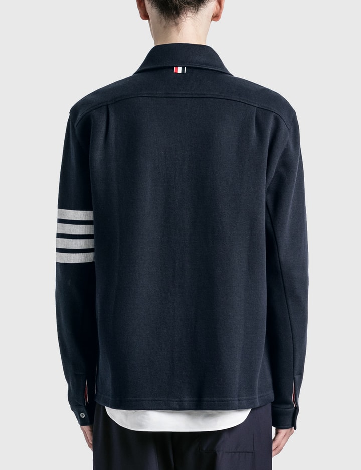 Thom Browne - 4-Bar Button Down Shirt Jacket | HBX